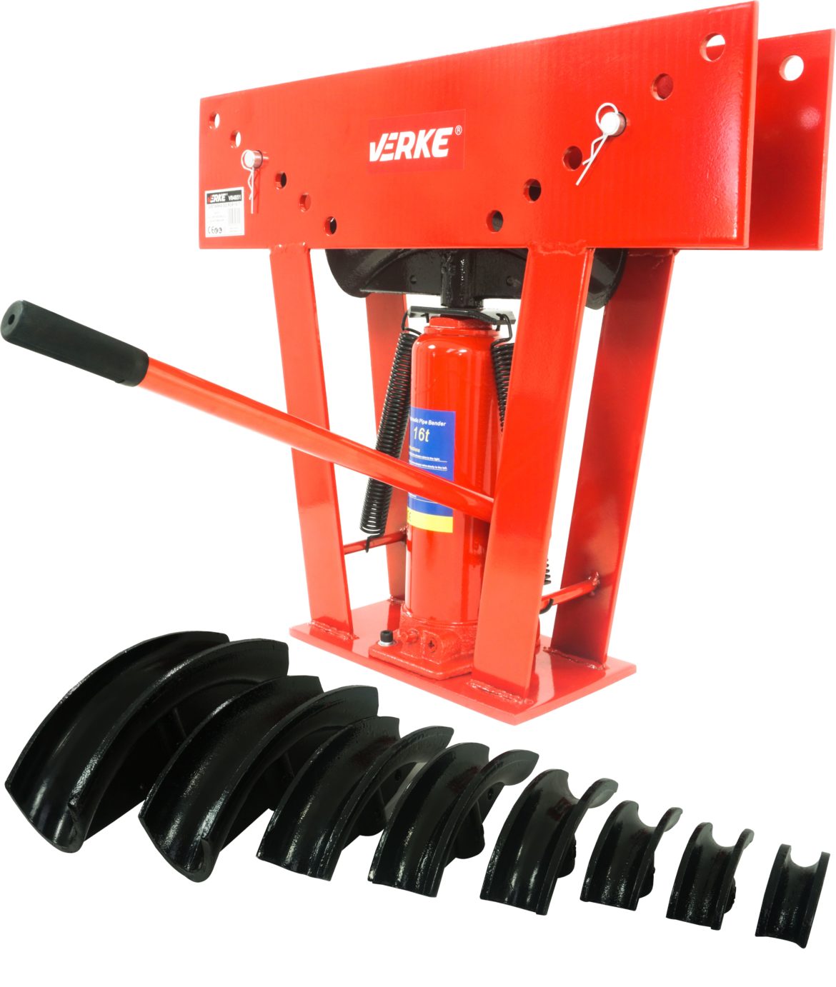 GIĘTARKA HYDRAULICZNA DO RUR 16 TON 8 PROFILI VERKE - Narzędzia i ...